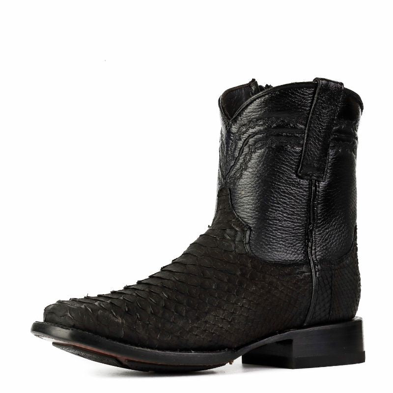 Bota Vaquera Sinaloa Negra Para Hombre | Almeida Boots – Guga Boots
