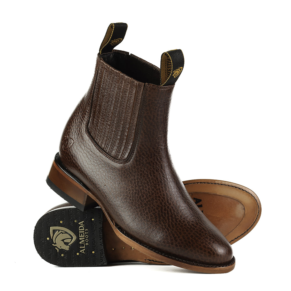 Botin Charro Bravo Cafe | Almeida Boots – Guga Boots