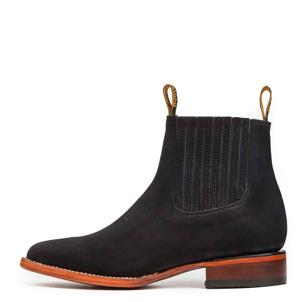 Botin Charro Durango Negro Para Hombre | Bayo Boots – Guga Boots